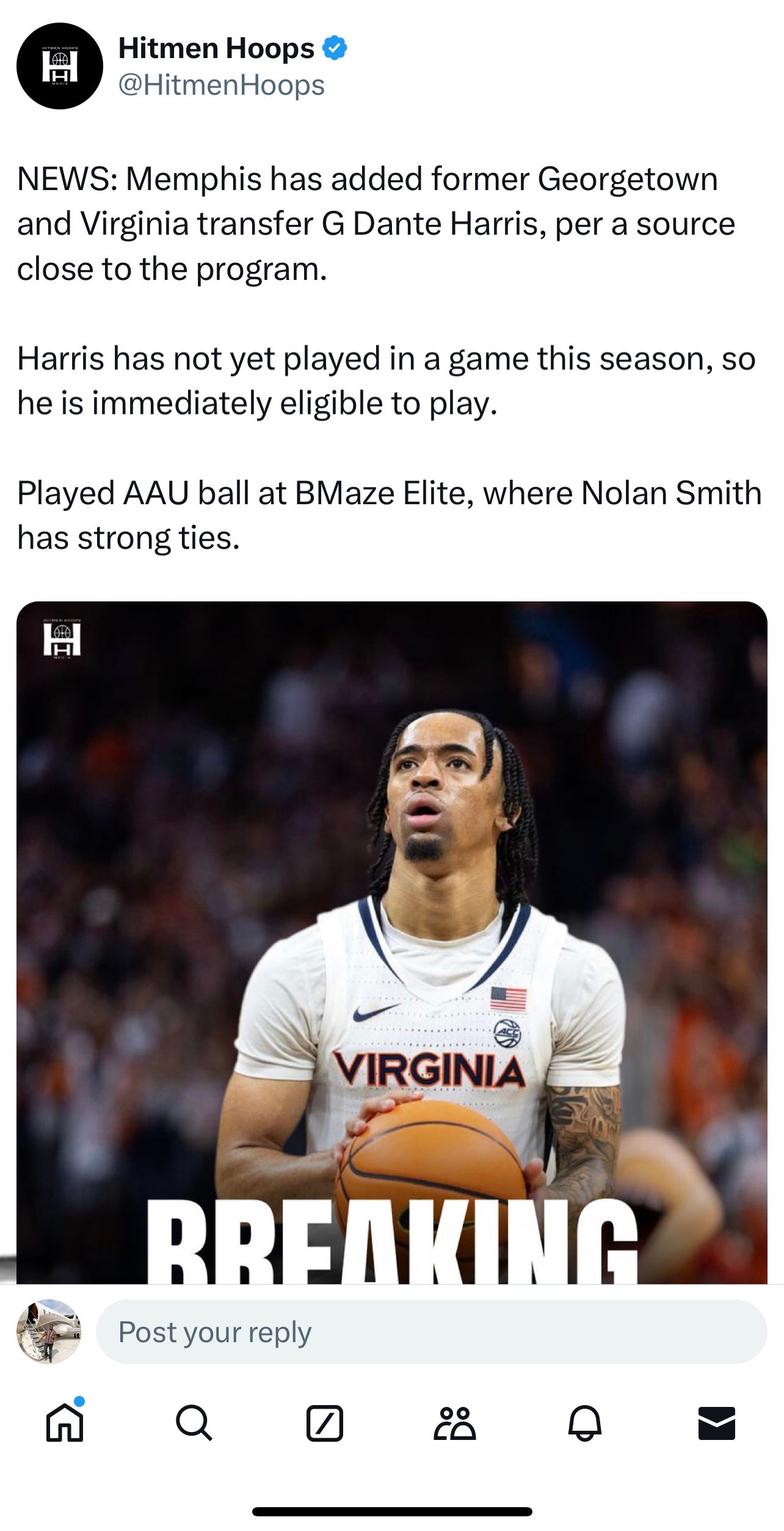 Memphis Adds mid season transfer