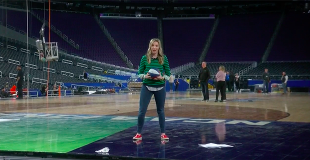 Large stadium a challenge for Final Four players, coaches