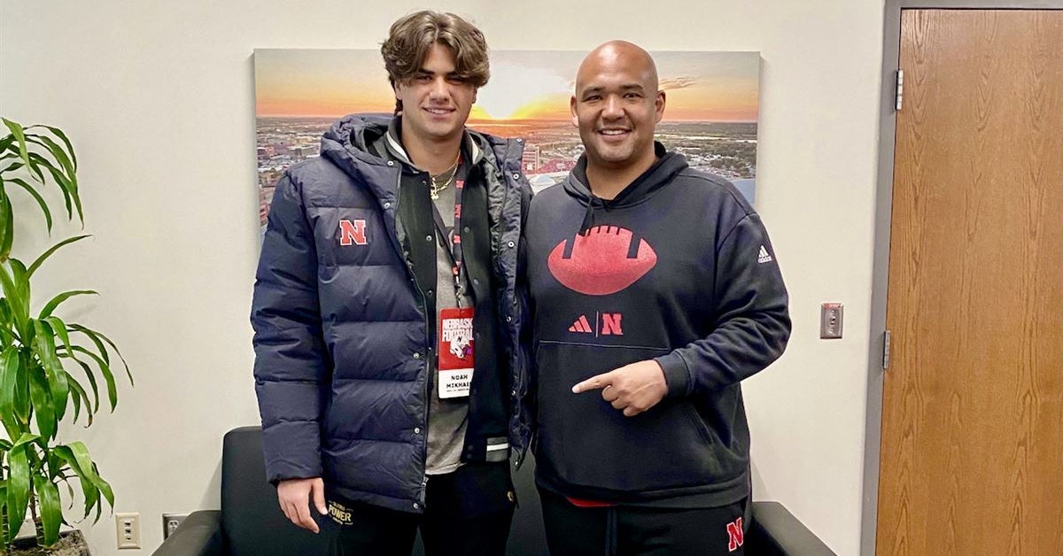 Top247 linebacker Noah Mikhail recaps Nebraska visit
