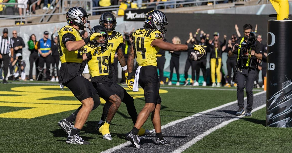 Pre-game betting odds between No. 1 Oregon and Maryland