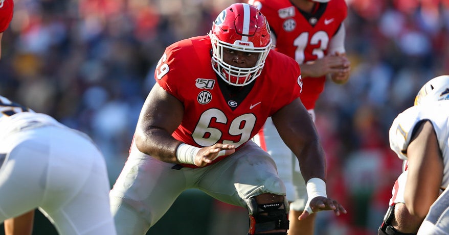 Georgia's Jamaree Salyer, Travon Walker eye battle in the trenches ...
