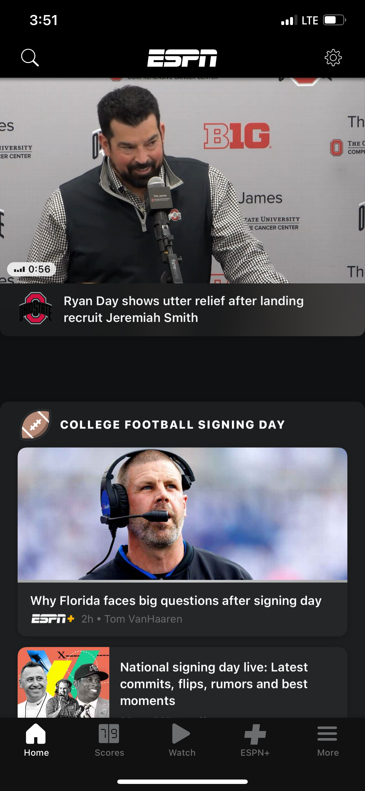 ESPN Front page