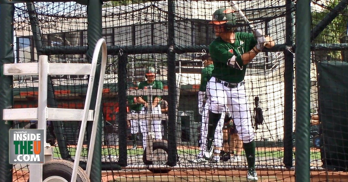 VIDEO: Freshman 1B/P JP Gates batting practice