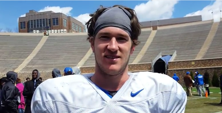 Video: Duke LB Ben Humphreys speaks after first Spring Showcase