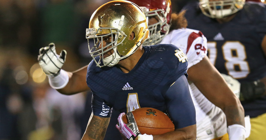 Former Notre Dame RB George Atkinson dies at 27