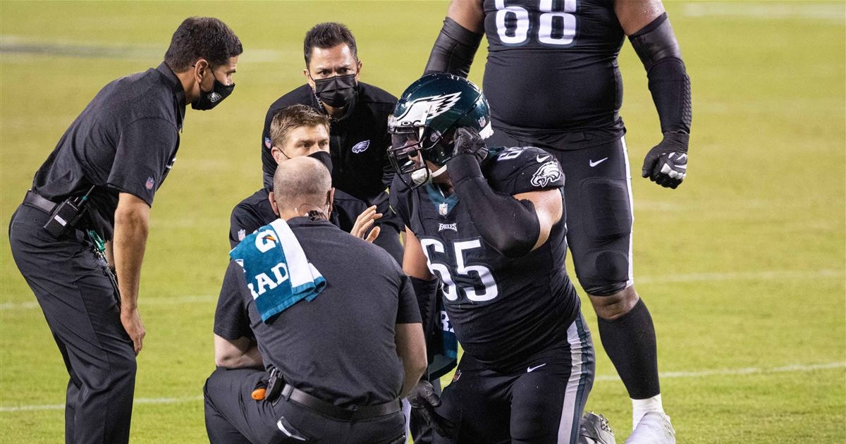 Eagles RT Lane Johnson out for season with ankle injury