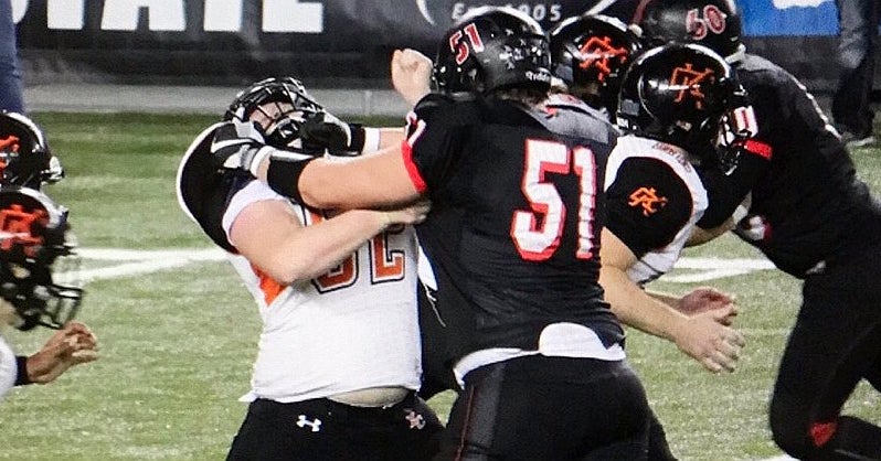 Jon Denny, massive hoss from Spangle, may be headed to WSU