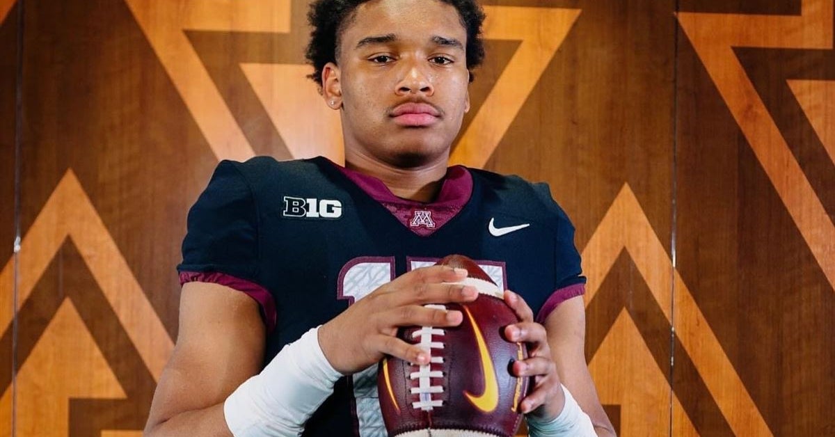 Minnesota RB commit Darius Taylor enjoys his Gopher spring game visit