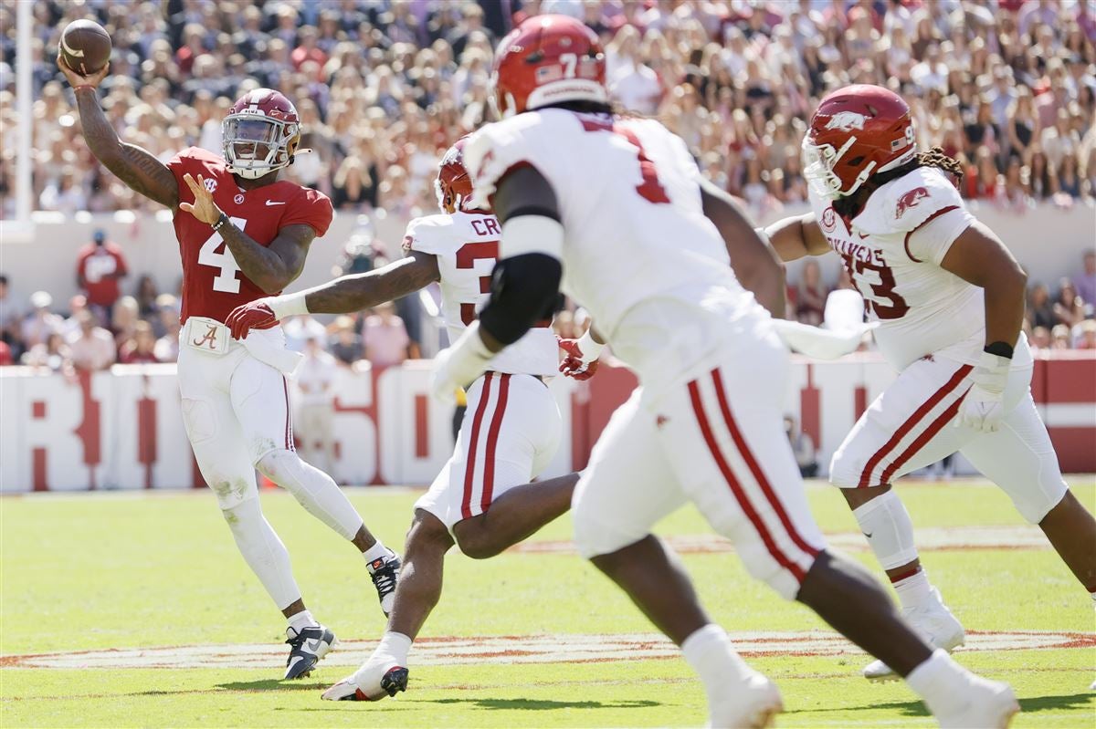 Seven games in, Alabama’s offensive line continues to play below the ...