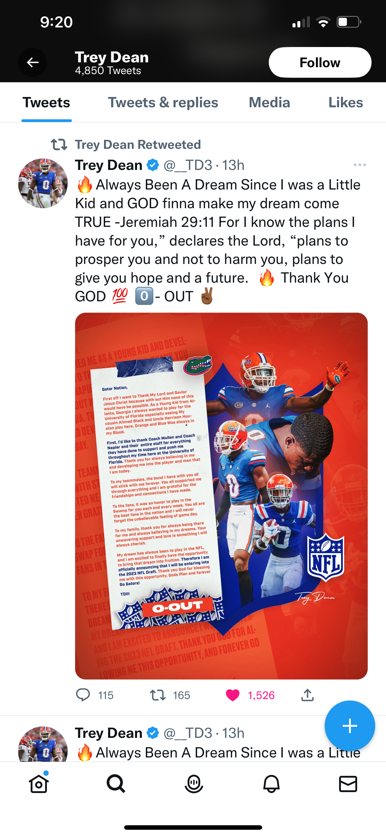 Trey Dean Went Out on Trey Dean’s Terms