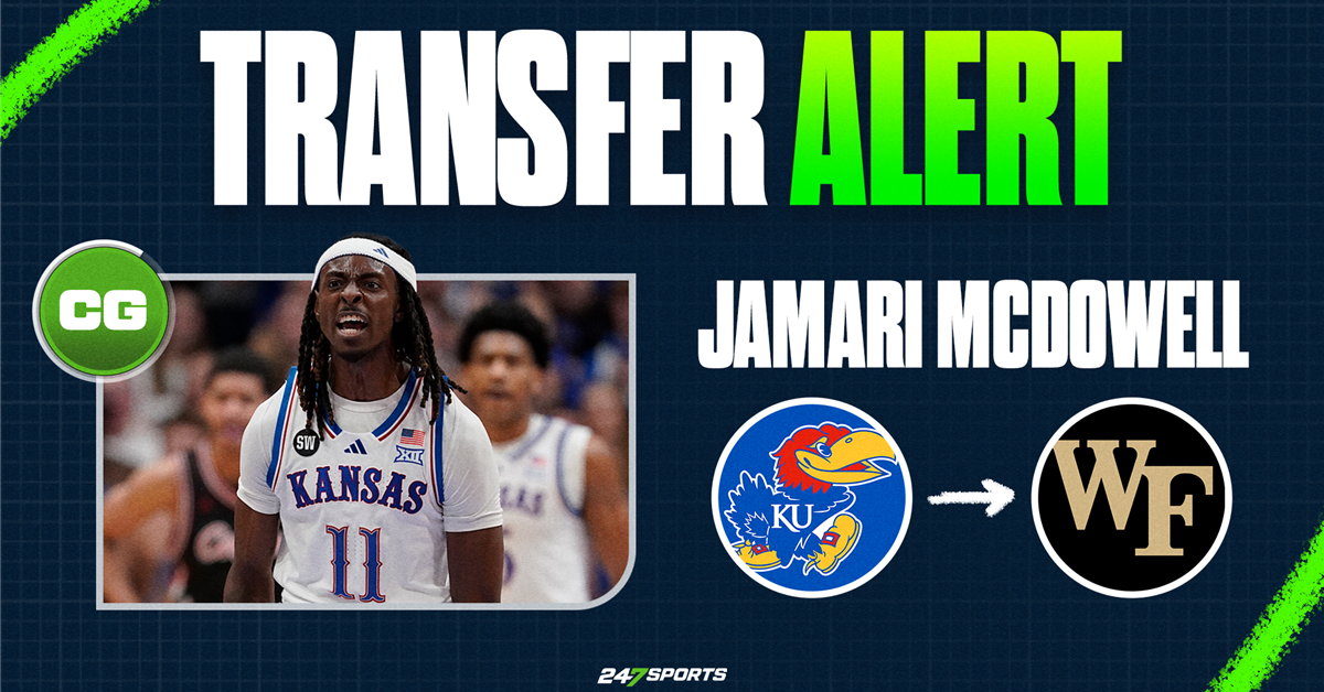 Kansas guard Jamari McDowell transfers to Wake Forest