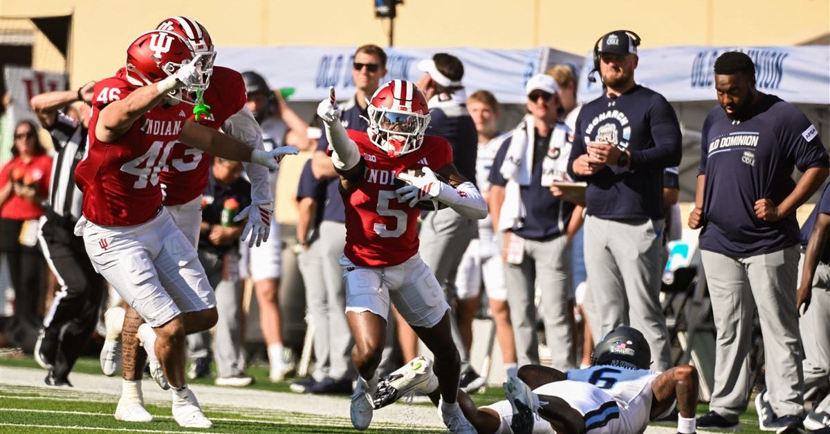 Indiana star CB D'Angelo Ponds expected to play vs. No. 3 Oregon
