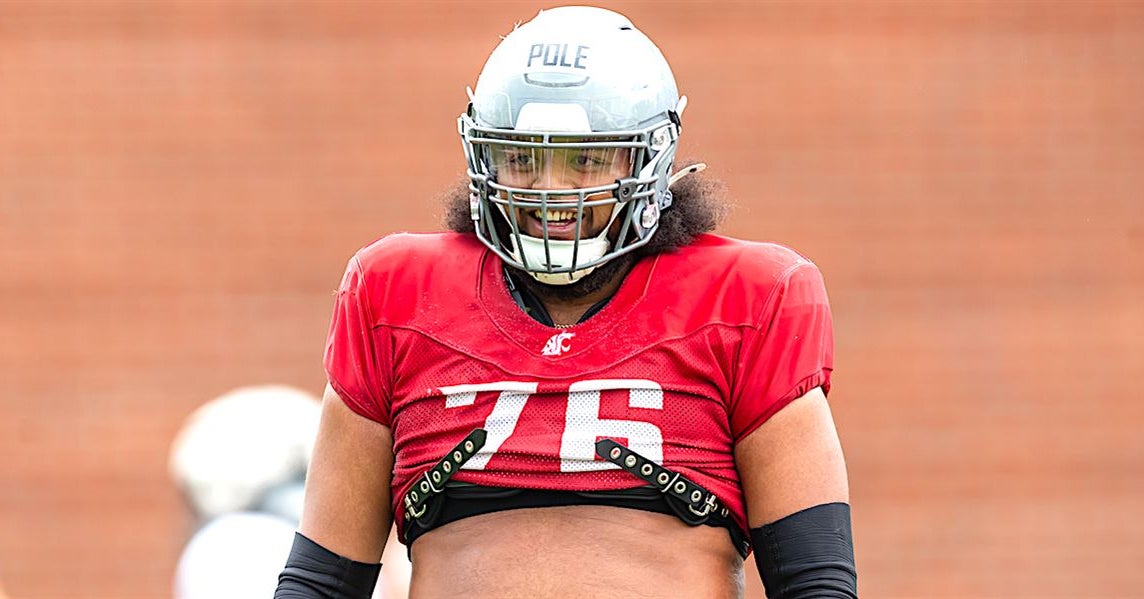 Jared Kaster has 'melded' with WSU offensive line, says Esa Pole