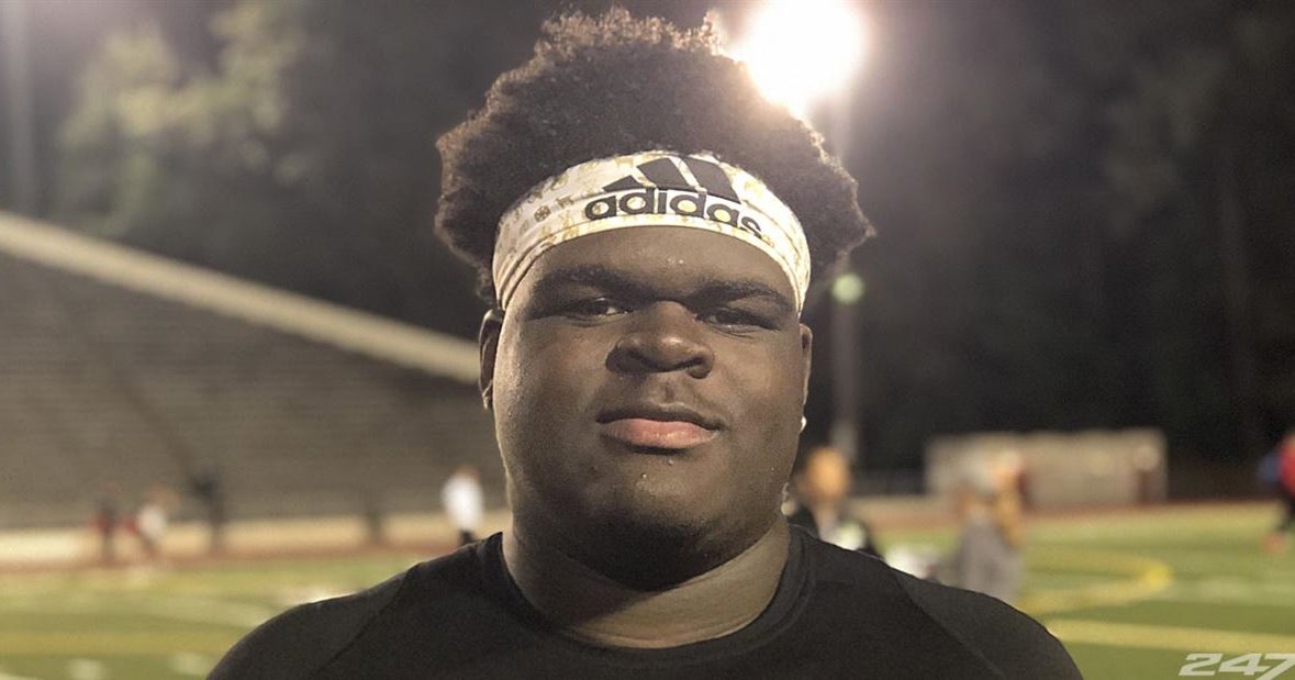 Three-star DT Jayden Simon on the spot this fall