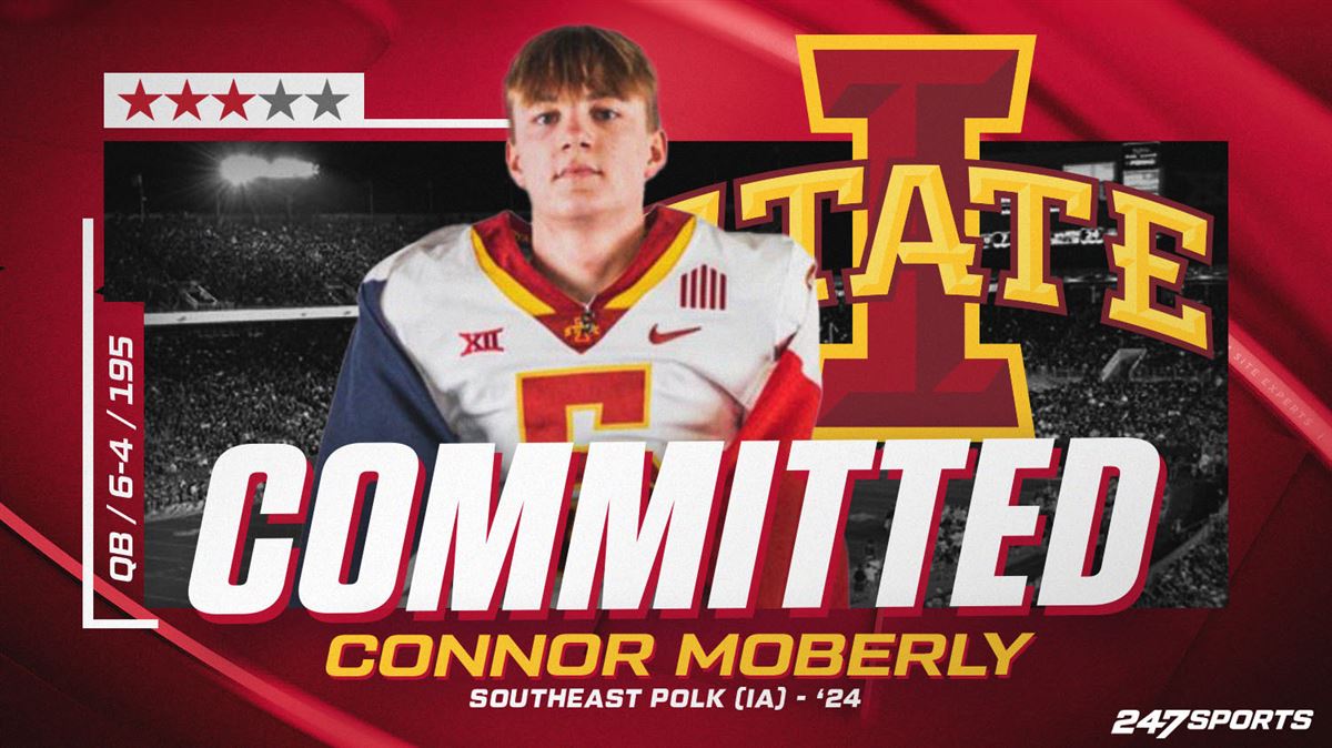 BREAKING: In- state QB standout Connor Moberly commits to Iowa State ...