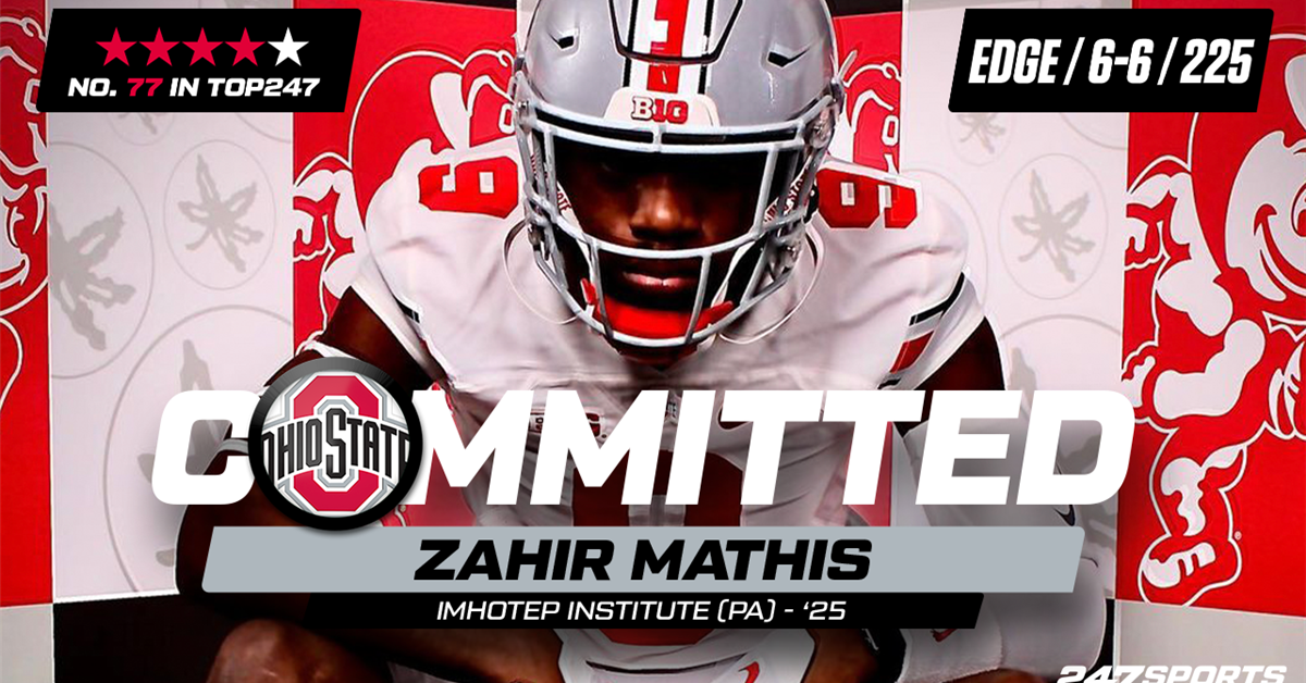 Top 100 edge Zahir Mathis commits to Ohio State, discusses decision