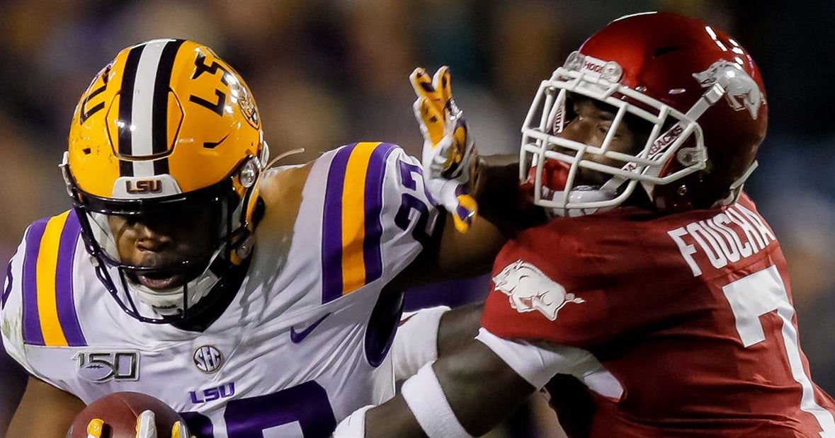 LSU-Arkansas set for morning kickoff