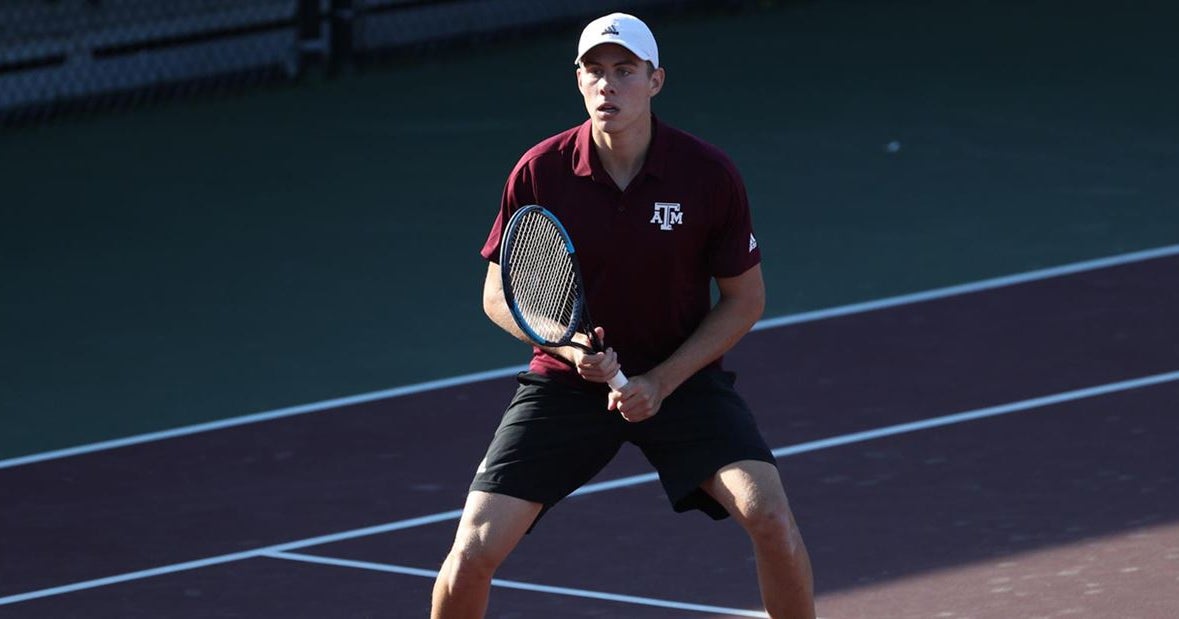 Texas A&M tennis standout Pierce Rollins headed to ITA National Fall ...