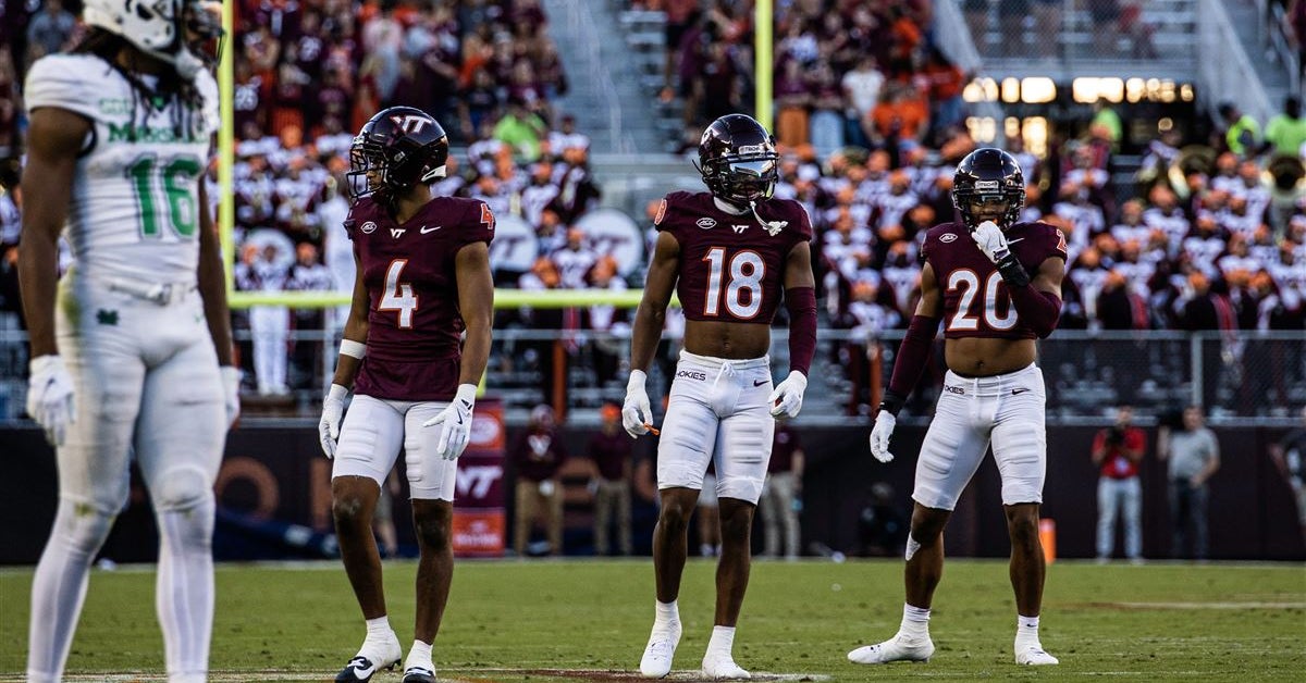 Virginia Tech Defensive Backs dazzle in their victory over Marshall