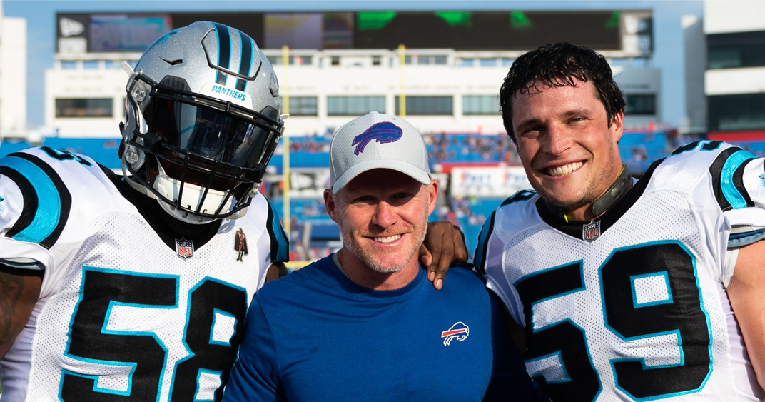 Panthers reunite with old teammates, coaches on Buffalo Bills