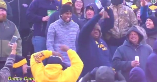 Watch: West Virginia football fans' dance battle goes viral