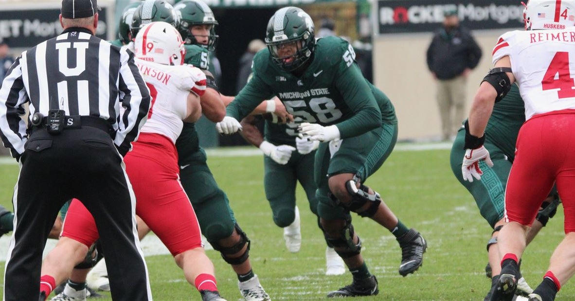 Michigan State transfer OT Spencer Brown has Oklahoma, Ole Miss, USC ...