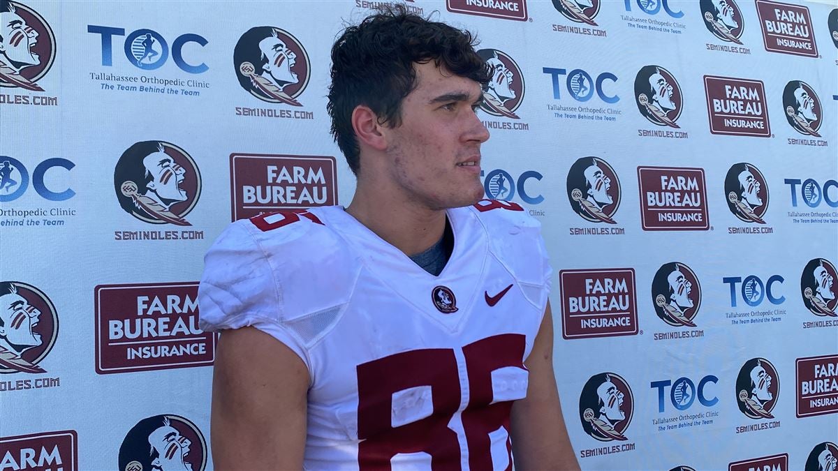 WATCH: Brian Courtney talks transition to tight end, comfort level in ...