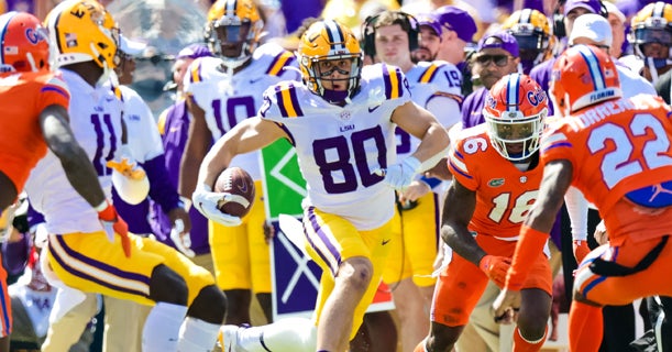 LSU WR Jack Bech transferring to TCU: Horned Frogs land Tigers ...