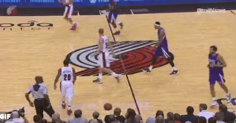 WATCH: Referee trips over cameraman during NBA preseason game