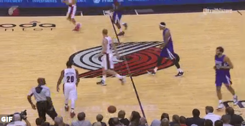 WATCH: Referee trips over cameraman during NBA preseason game