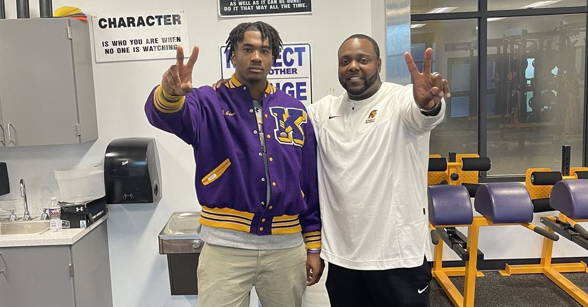 Louisiana 2025 DL Corey Adams Jr. enjoys first USC visit