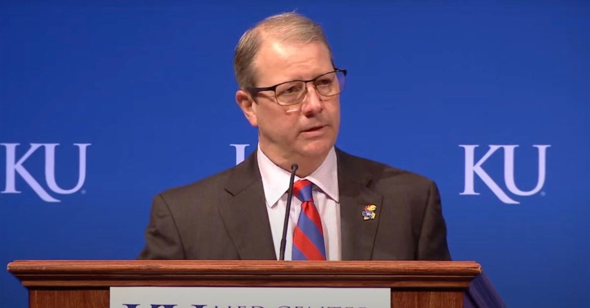Kansas Chancellor Douglas Girod talks realignment: 'We're in a good place'