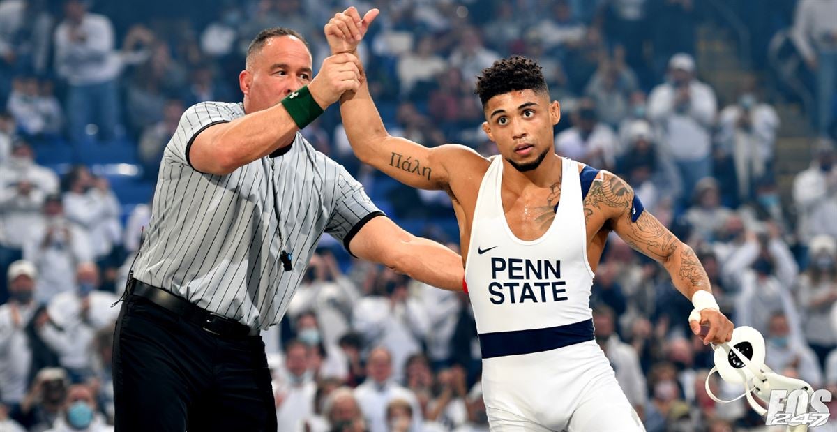 No. 1 Penn State wrestling clobbers No. 6 Ohio State in Jordan Center White Out