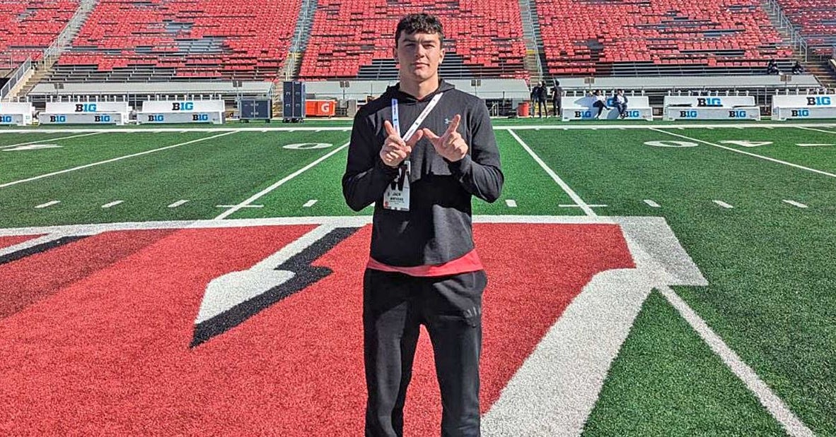 2026 composite four-star TE Jack Sievers visits Wisconsin