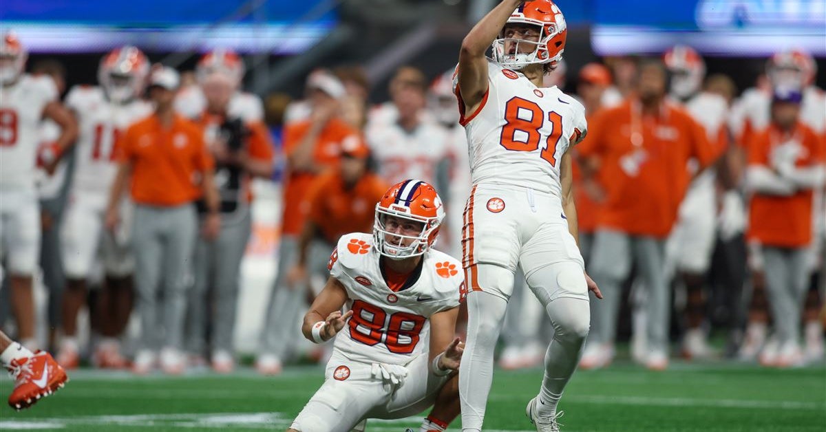 Clemson’s true freshman kicker has ties to the Tigers, excited for his ...
