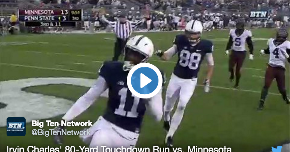 Look: Penn State scores an 80-yard touchdown