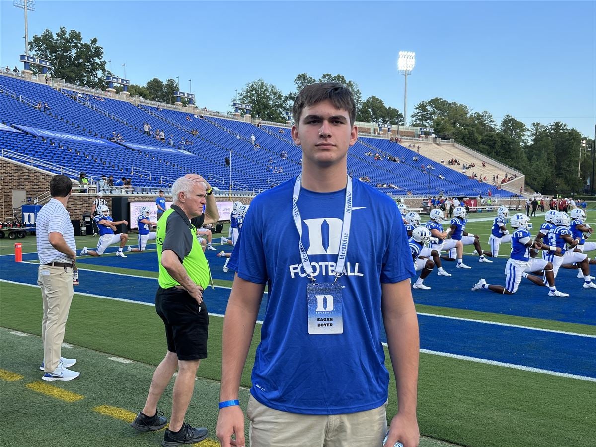 Duke makes an impact on In-State 2024 OL Eagan Boyer on visit