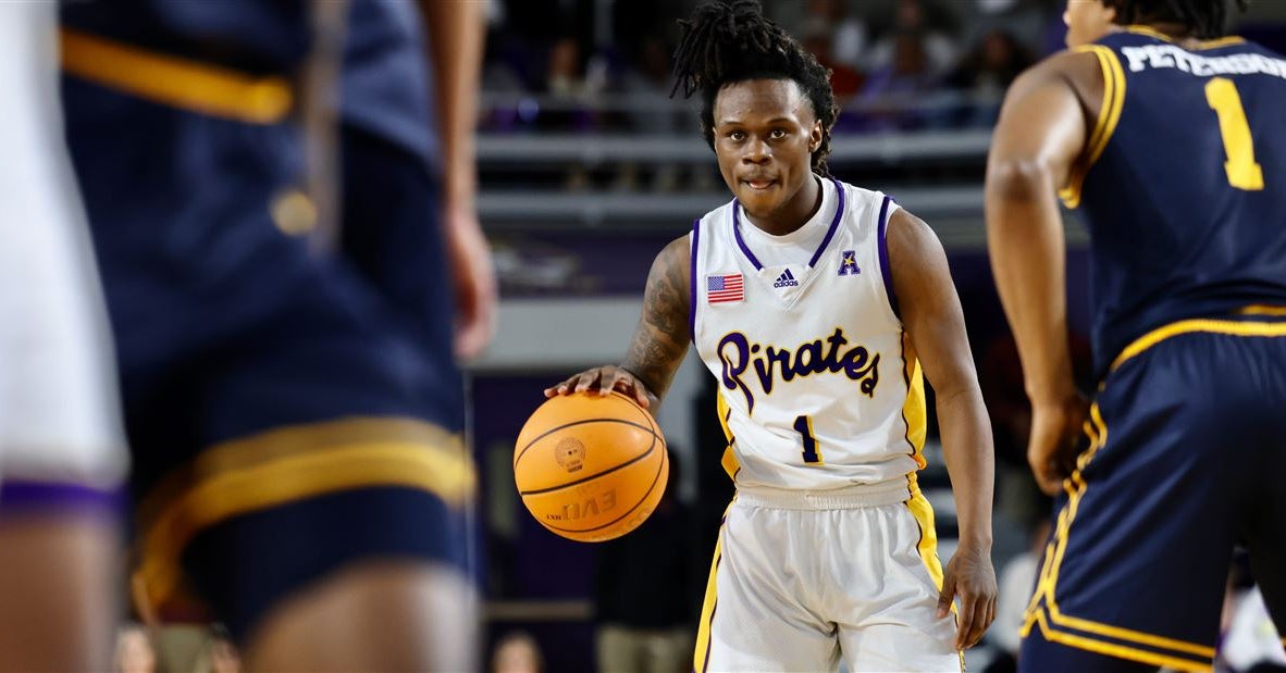 ECU point guard Kalib LaCount enters transfer portal