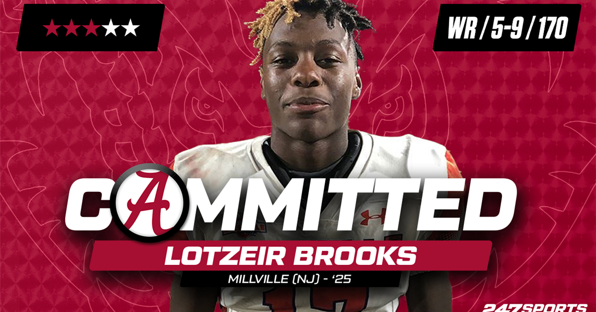 Speedy, productive WR Lotzeir Brooks commits to Alabama