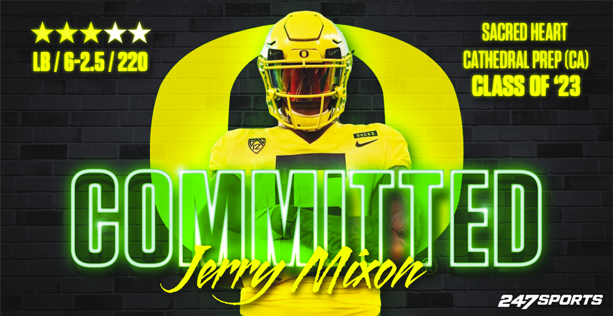 LB Jerry Mixon is headed to Oregon