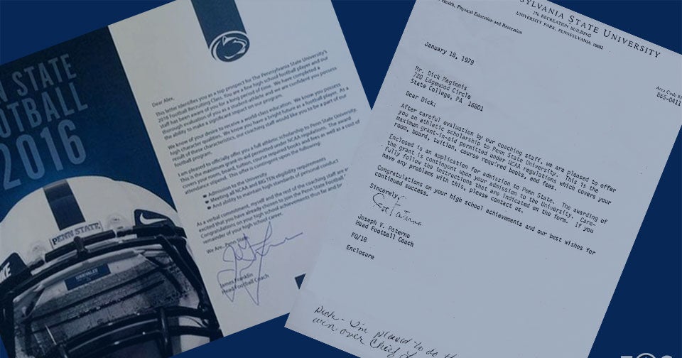 Penn State Written Offers: Then And Now