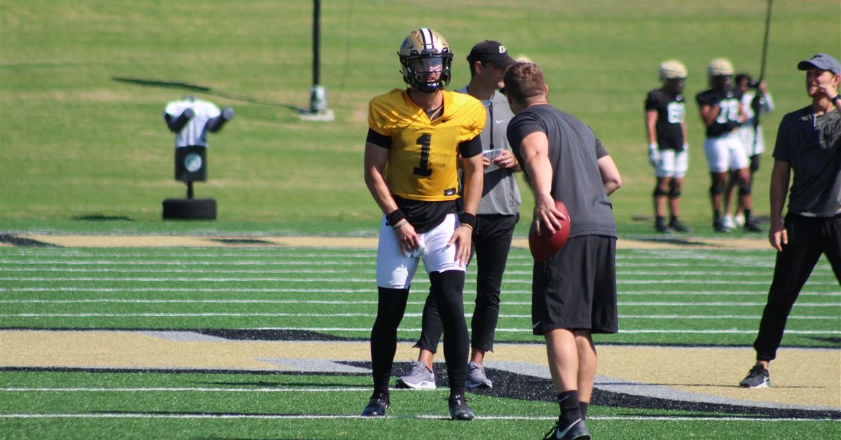 WATCH: Purdue quarterback Hudson Card on the Boilermakers' quarterback ...