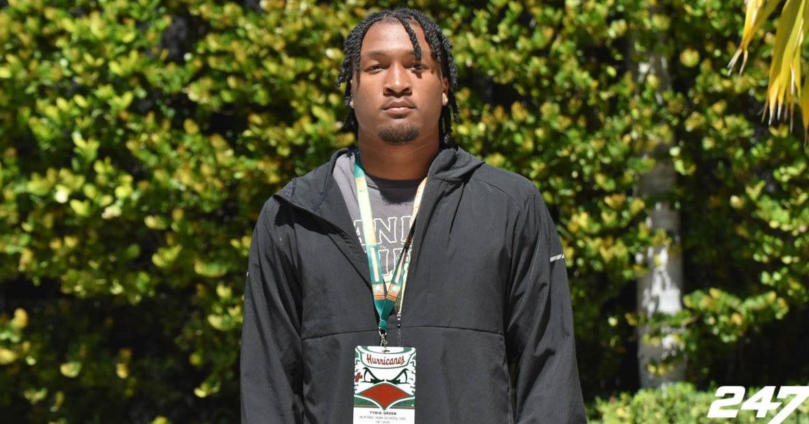 Miami 'raised the standard' for DB Tyriq Green on his official visit