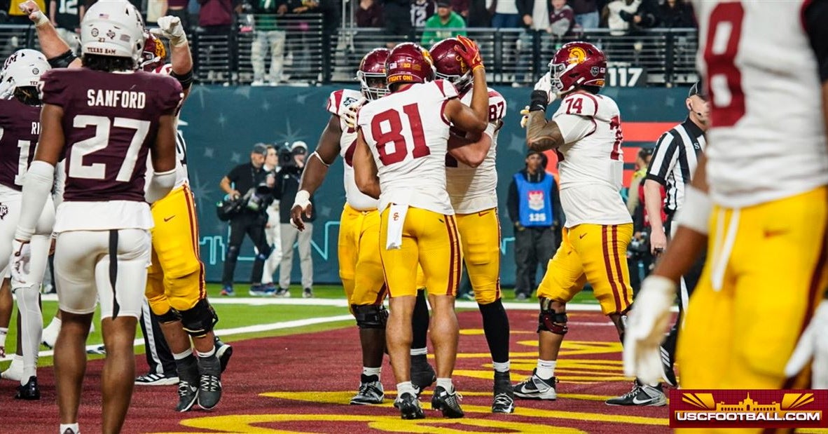 PHOTOS: USC takes Las Vegas Bowl over Texas A&M after Kyle Ford game ...