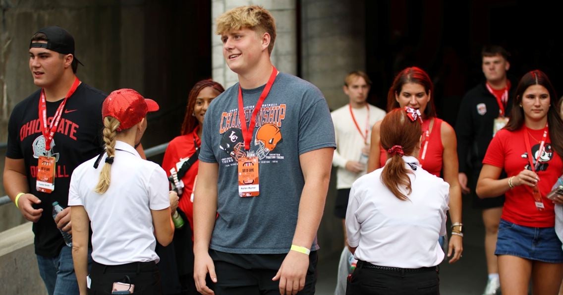Ohio 2027 OL Kellen Wymer feeling connected to the Buckeyes and says ...