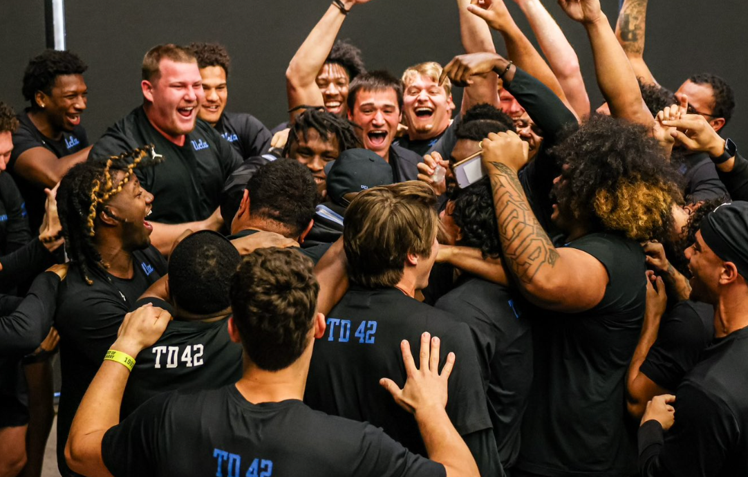 UCLA football: Photos capture 'ecstatic' locker room after DeShaun ...