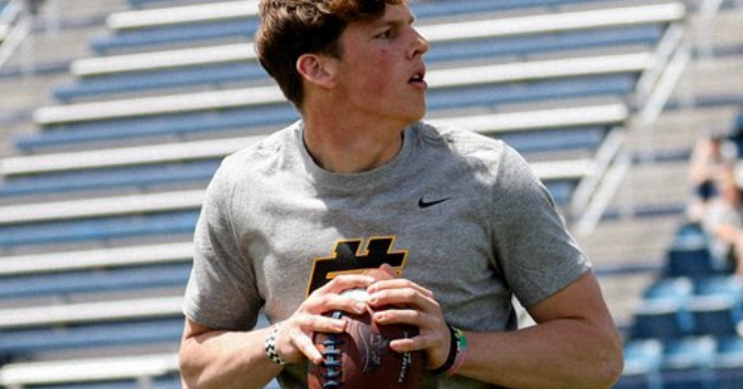 Iowa State QB commit Alex Manske learning at Elite 11
