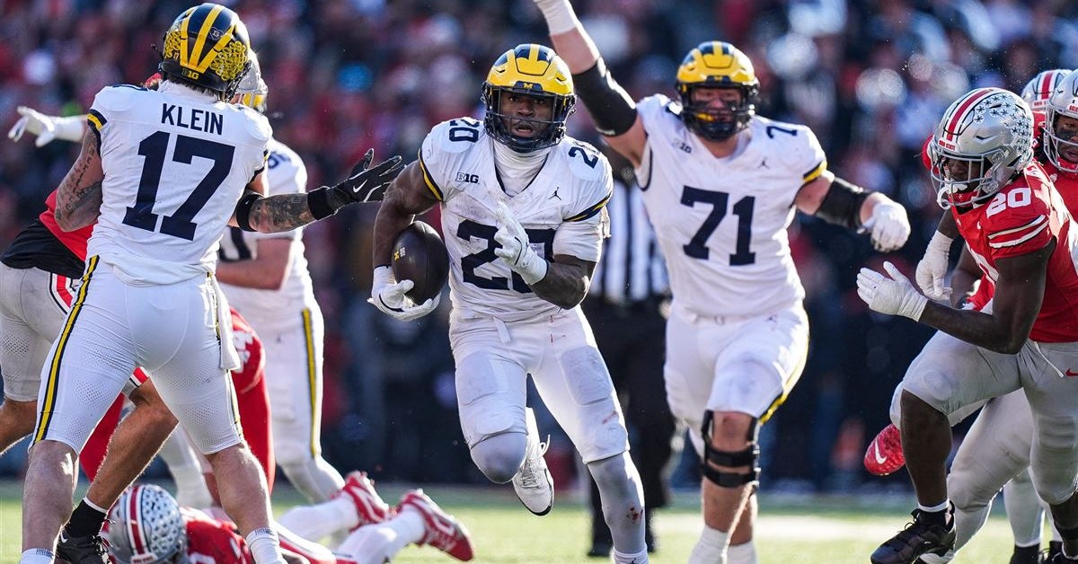 Michigan running back Kalel Mullings taken on day three of NFL Draft