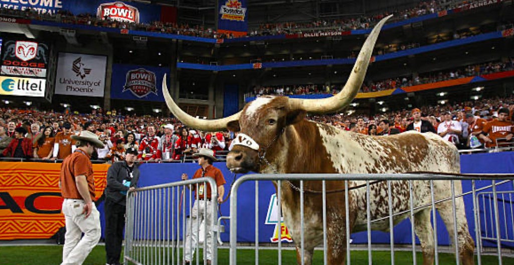 Why Bevo is banned from the Texas-Georgia showdown at the SEC ...