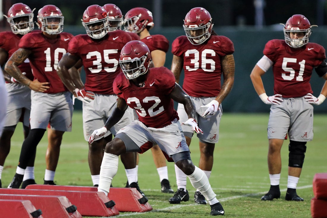 Photos: Day 11 of Alabama's fall camp